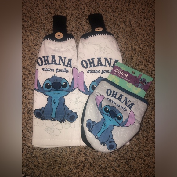 Disney | Kitchen | Stitch Ohana Kitchen Set | Poshmark